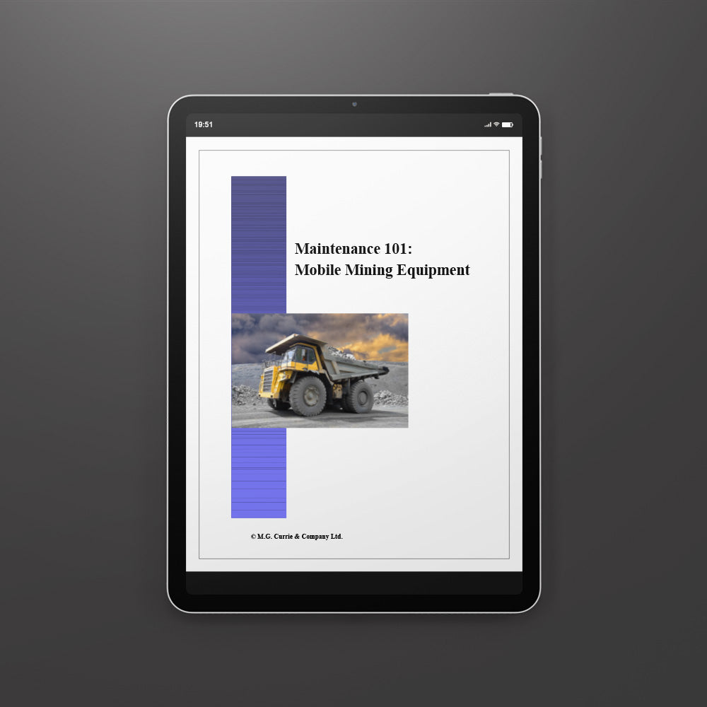 Maintenance 101: Mobile Mining Equipment – CostMine